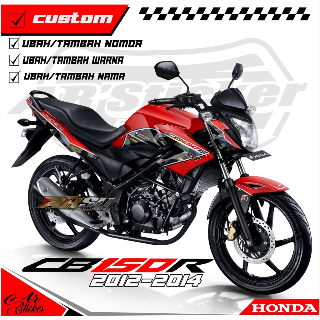 Jual Stiker Decal CB 150 R Old Full Body - Sticker Dekal CB 150R Lama ...