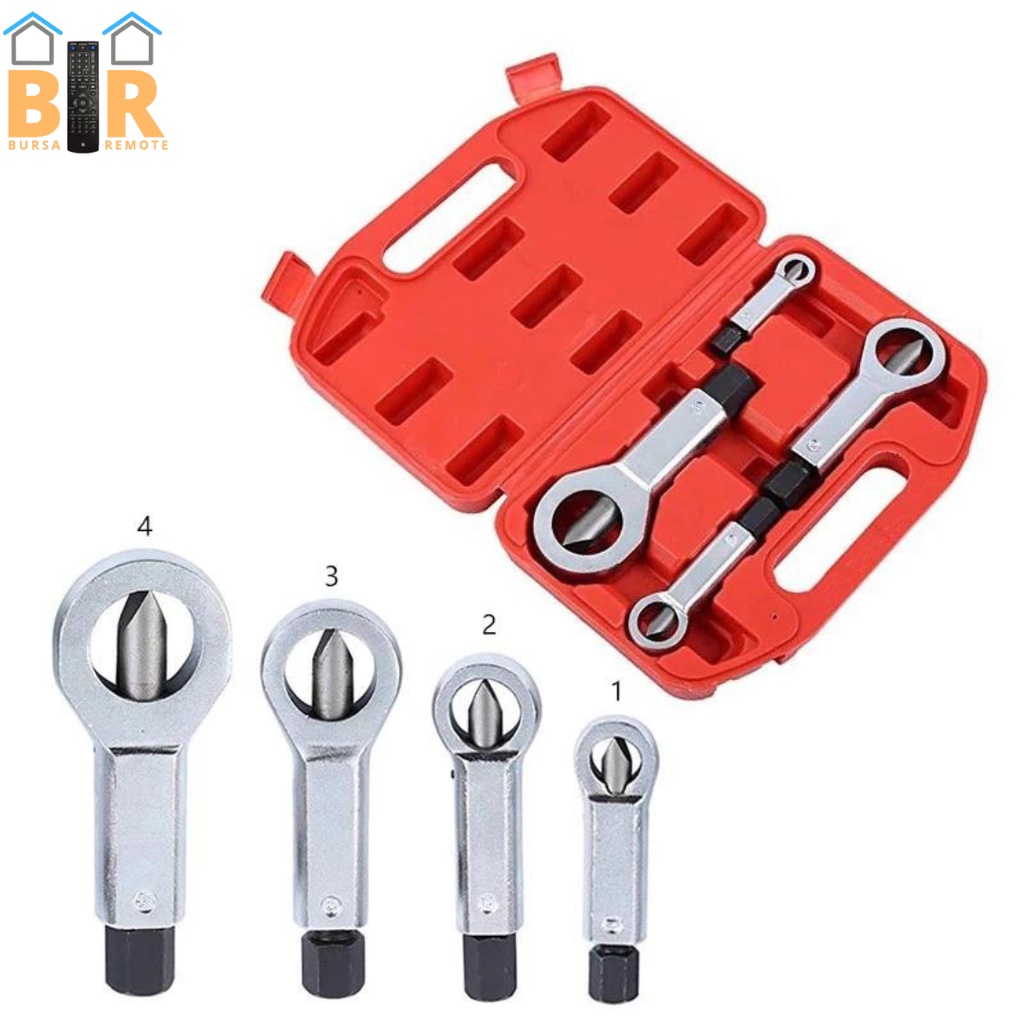 Jual Pembuka Baut Mur Rusak Doll Set 4 Pcs Nut Bolt Wrench 4IN1 ...
