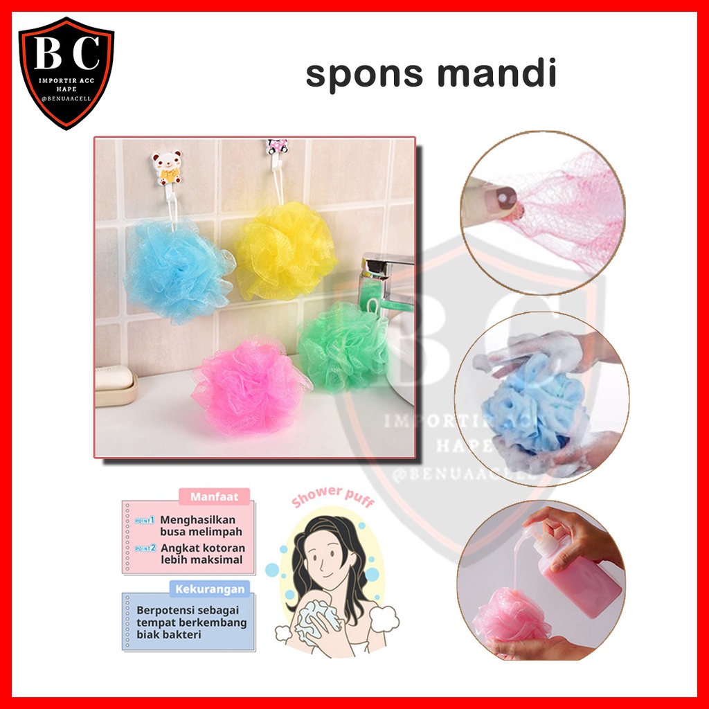 Jual SPONS MANDI / SPONS MANDI MEKAR / BATH SPONGE / BUSA MANDI SPONS ...