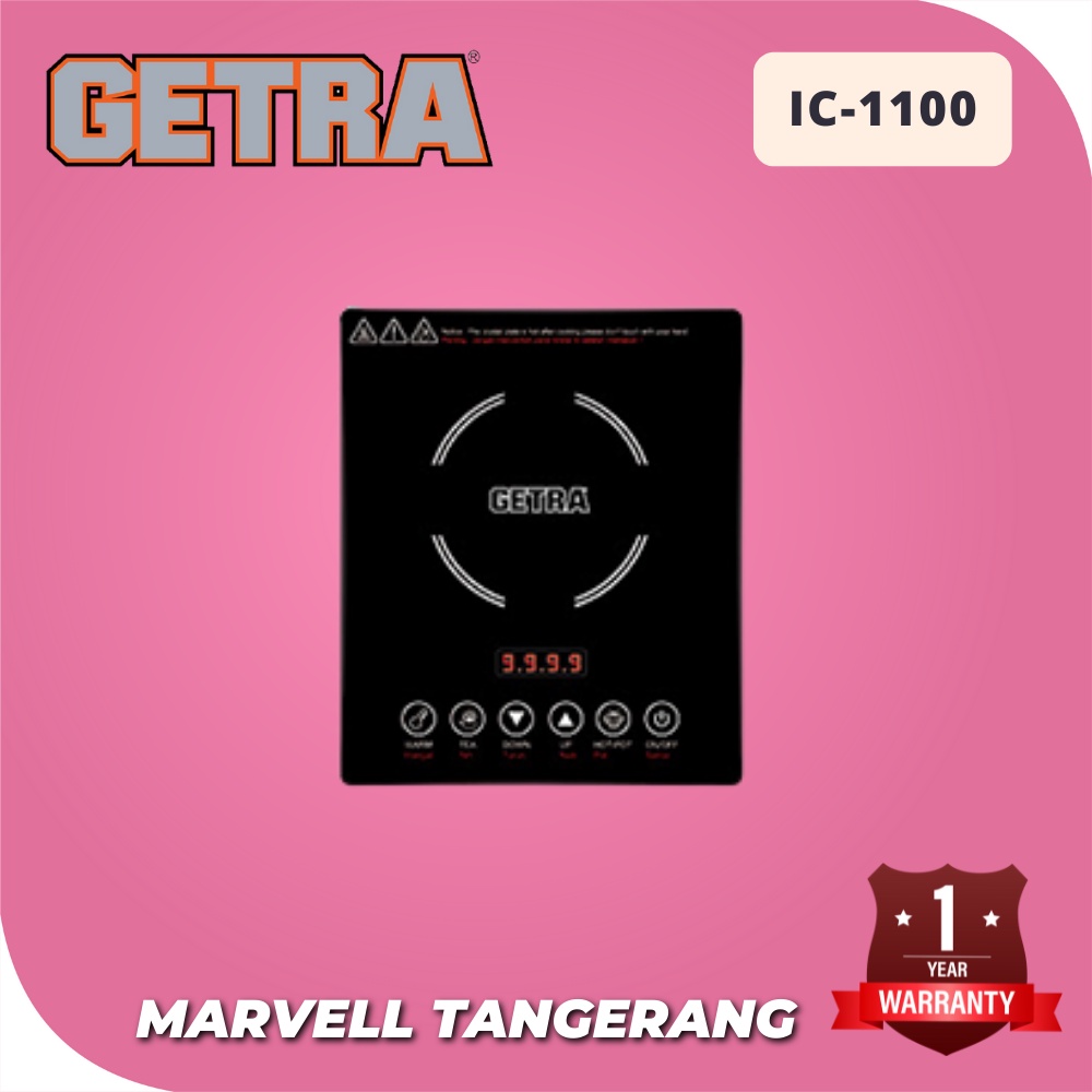 Jual KOMPOR INDUKSI GETRA IC 1100 KOMPOR LISTRIK 1 TUNGKU | Shopee ...