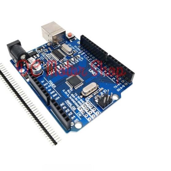 Jual Arduino UNO R3 CH430 Clone SMD atmega328p + USB Cable + Pin Header ...