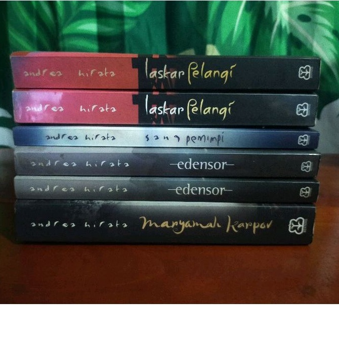 Jual Novel Seken/Bekas || Laskar Pelangi - Sang Pemimpi - Edensor ...