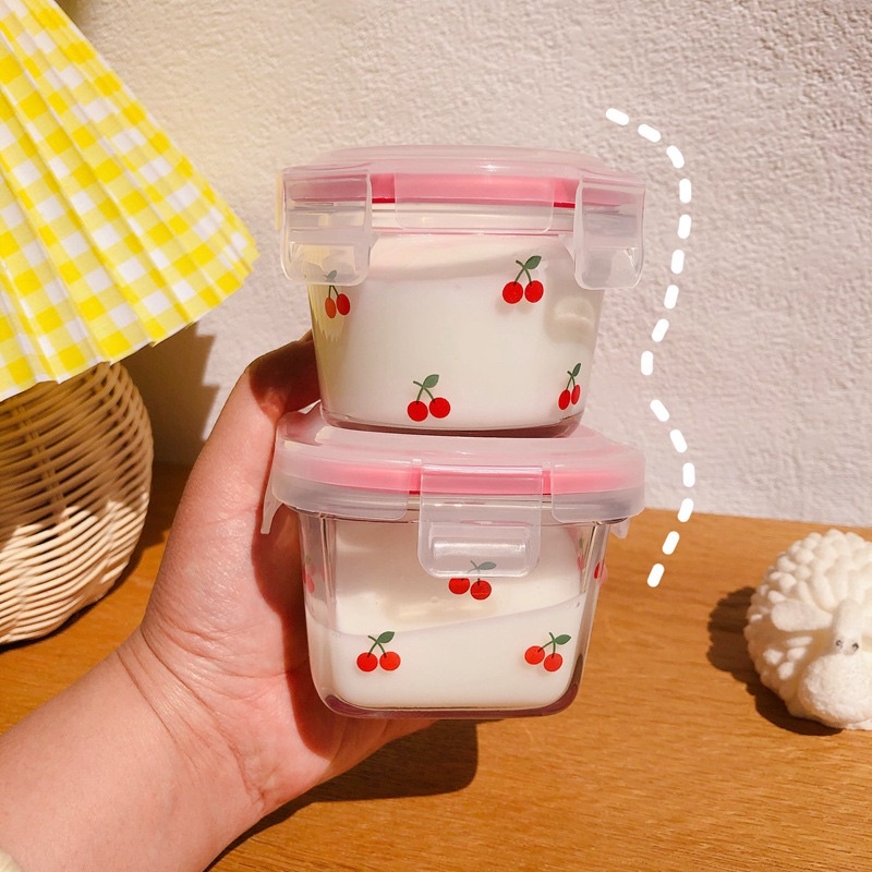 Jual Wadah Toples Makanan Kaca MPASI Baby Food Container Glass / Korean ...