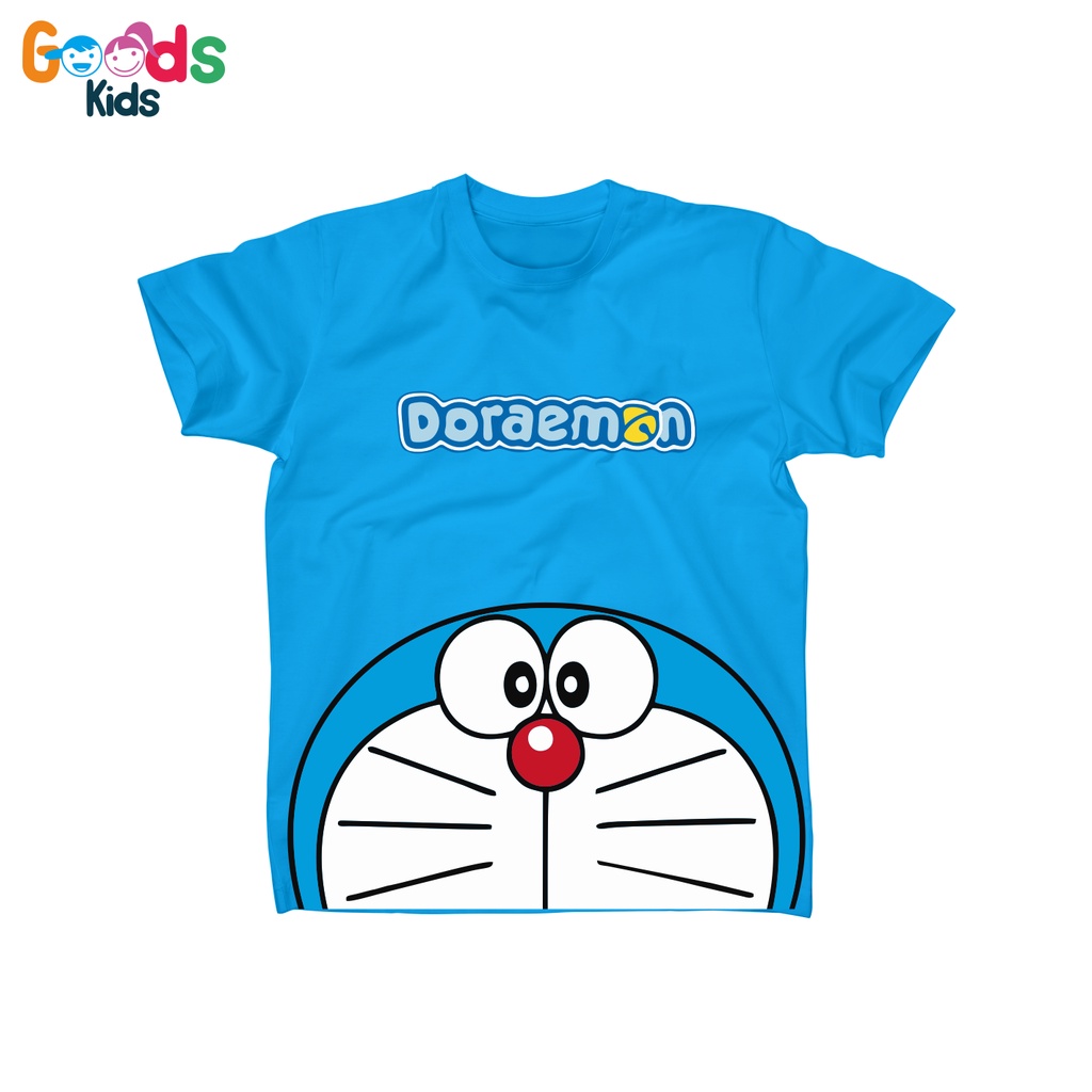 Jual Baju Kaos Anak Perempuan Laki Unisex Doraemon Katun Combed Distro ...
