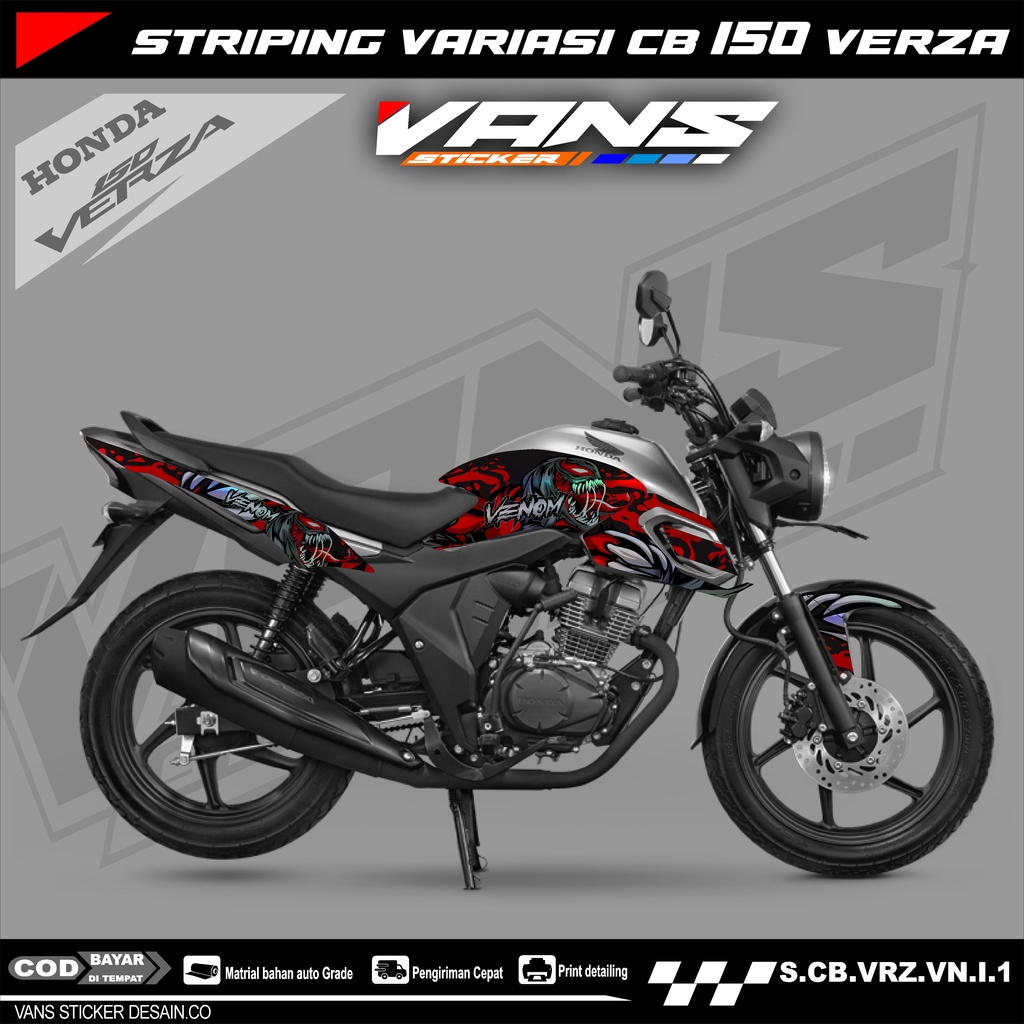 Jual Sticker striping motor cb verza,lis ticker variasi motor cb verza ...