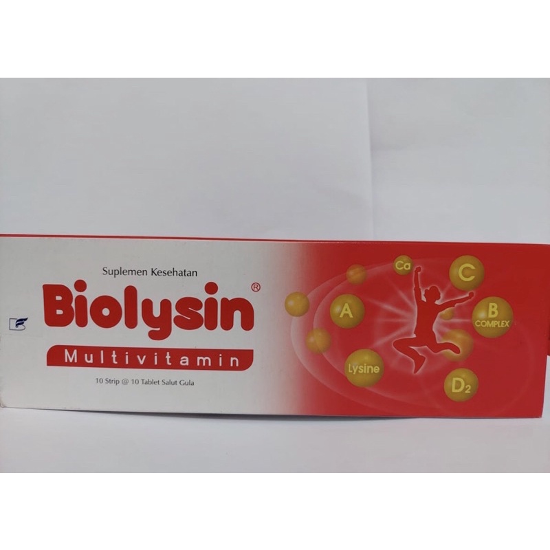 Jual Biolysin Multivitamin 10 Tablet | Shopee Indonesia