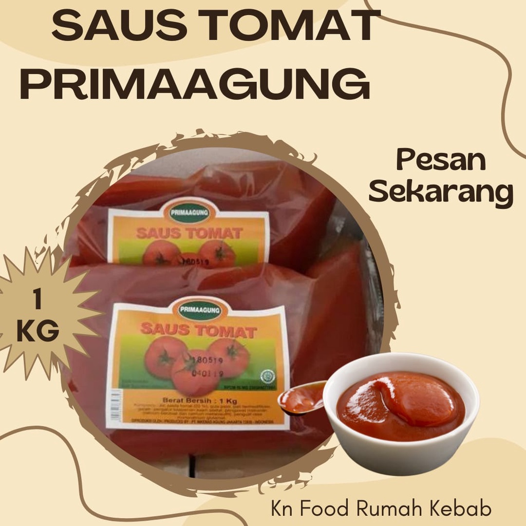 Jual Saus Tomat Prima 1 kg-Saos Tomat Prima Pouch Tomat Prima | Shopee ...