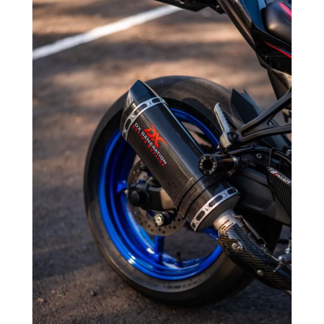 Jual Knalpot Racing DX generation tipe RvR Long Carbon Fullsistem ZX25R ...