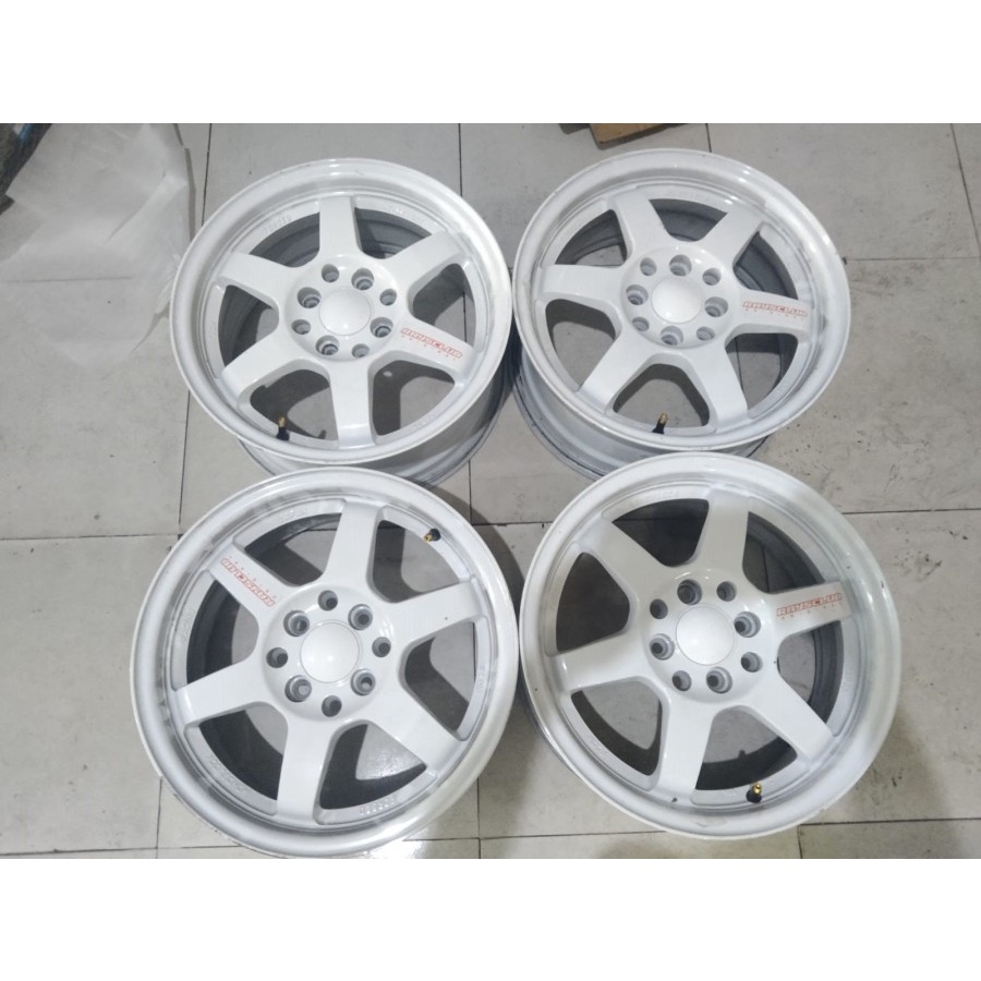 Jual Velg Mobil Racing Ring 15 Baut 4 TE37 R15X6,5 8X100-114,3 ET40 ...