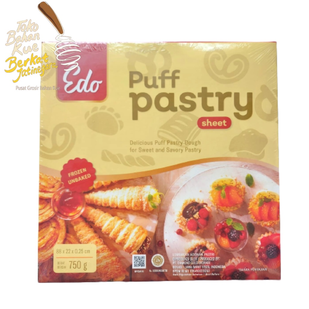Jual EDO PUFF PASTRY SHEET 750 GR | Shopee Indonesia