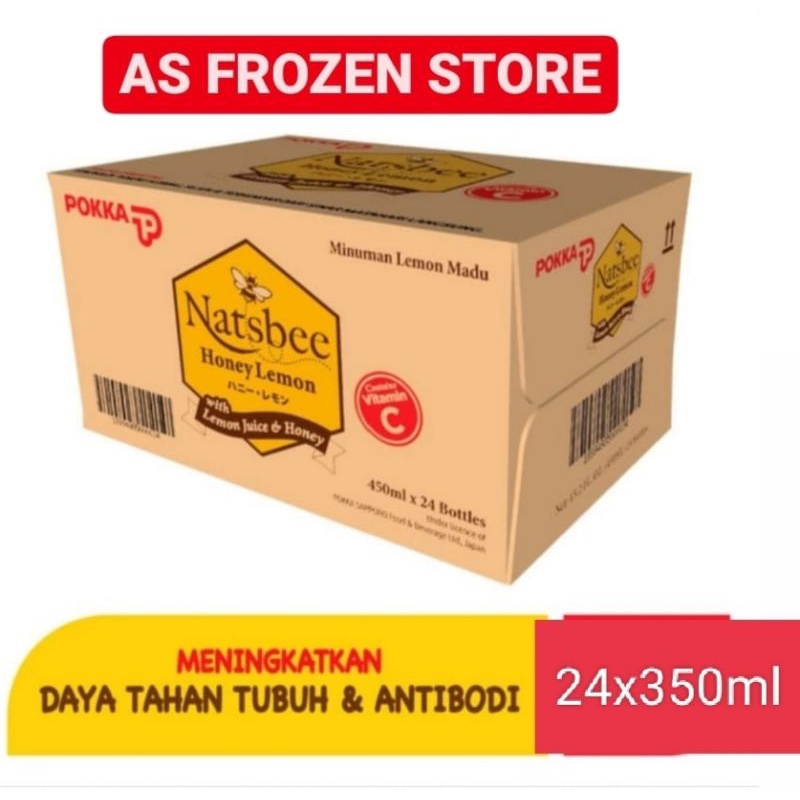 Jual Pokka Natsbee Honey Lemon 350ml 1 Dus 24 Pcs | Shopee Indonesia