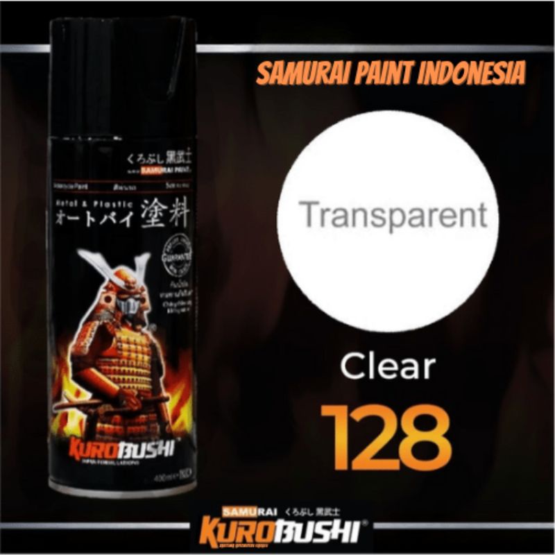 Jual Samurai Paint-128 Clear (Produk Bergaransi Original) | Shopee ...