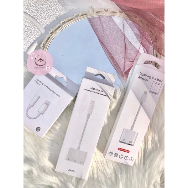 Jual CONVERTER - LIGHTNING TO JACK AUDIO 3,5mm - HEADSET - EARPHONE ...