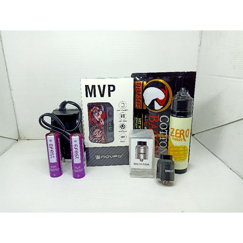 Jual DOVPO MVP PAKET SIAP KEBUL VAPOR VAPORIZER VAPE ROKOK ELEKTRIK MOD ...