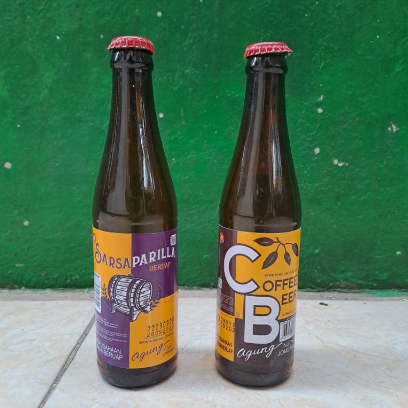 Jual BOTOL KACA KOSONG 320ml - BEKAS COFFEE BEER SARSAPARILA | Shopee ...