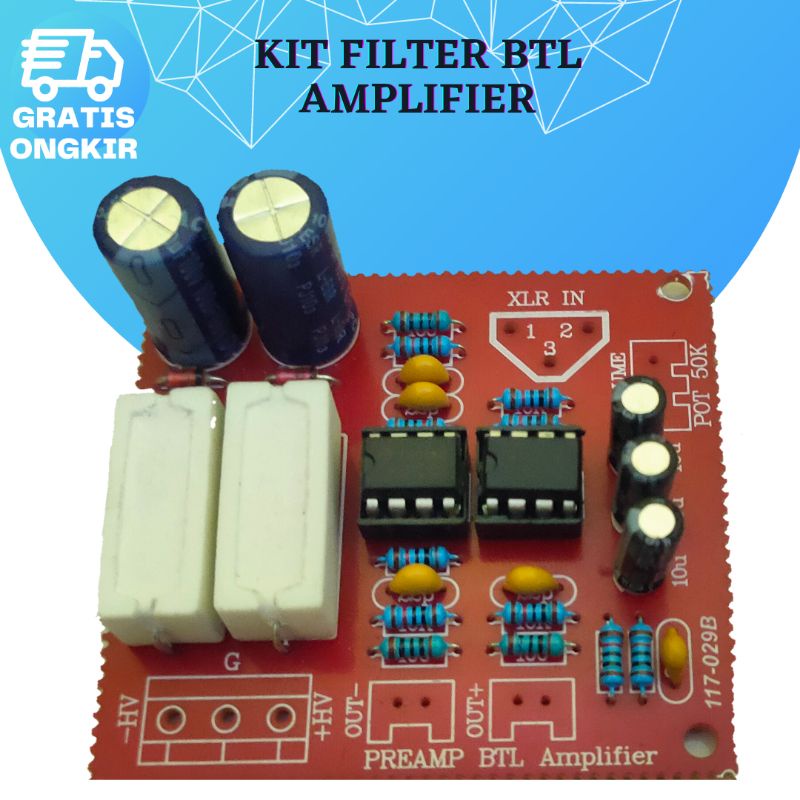 Jual Kit Filter BTL Amplifier + input balance | Shopee Indonesia
