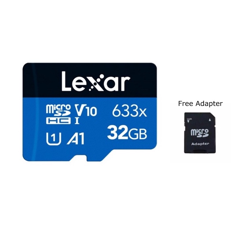 Jual LEXAR Microsd / Micro SD Card 32GB 100MBps Class 10 - ORIGINAL ...