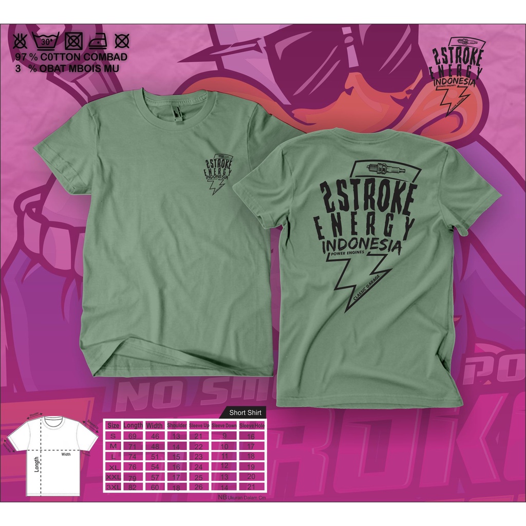Jual Kaos 2 tak 2 stroke fiz r ninja rx king satria hiu lumba cotton ...