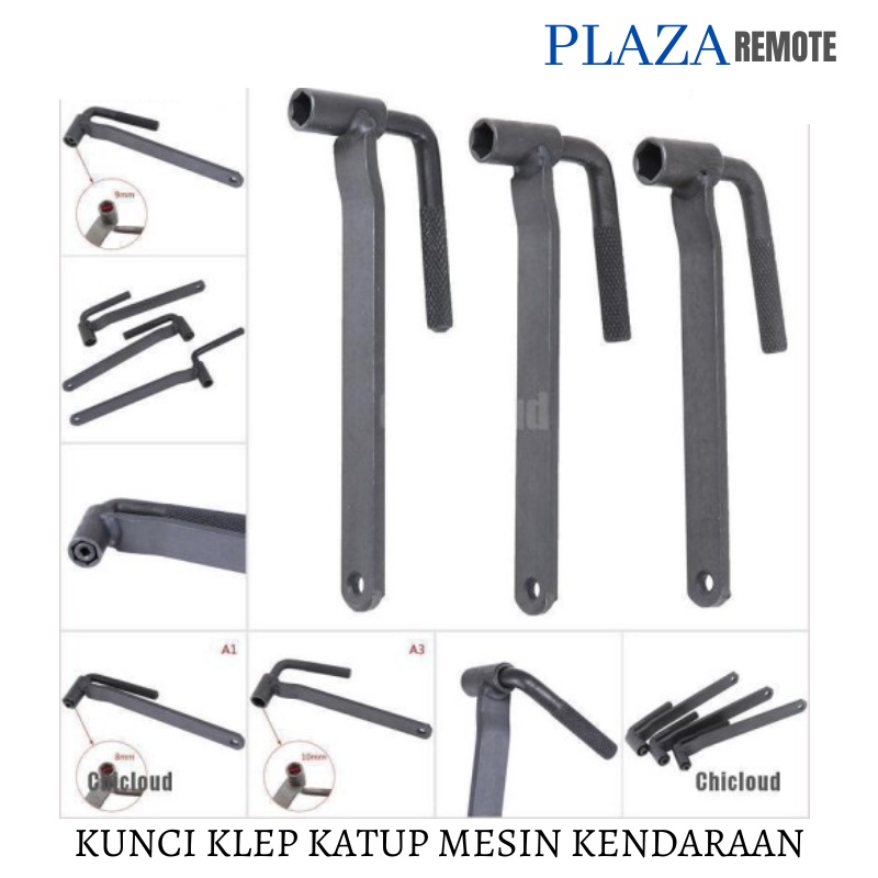 Jual KUNCI KLEP MESIN MOTOR 8 - 10 MM WRENCH VALVE SET / KUNCI SETELAN ...