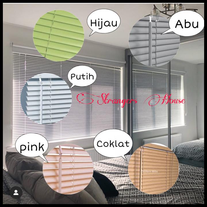 Jual Pvc Blind Roller Blind Venetian Blind Tirai Jendela Kaca Anti ...