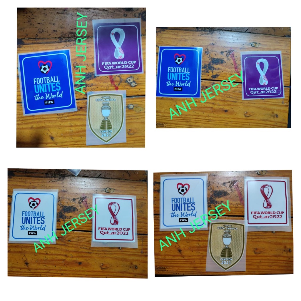 Jual PASANG PATCH LOGO JERSEY WORLD CUP PIALA DUNIA QATAR 2022 2023 | Shopee Indonesia