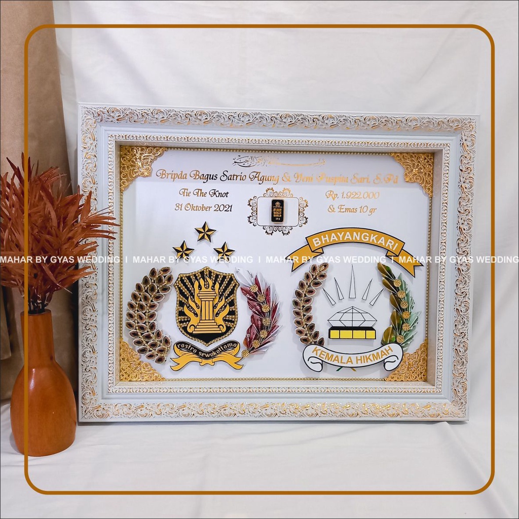 Jual (Pre Order 10 Hari) MAHAR LOGO TRIBRATA & BHAYANGKARI, IBI, KEMHAN ...