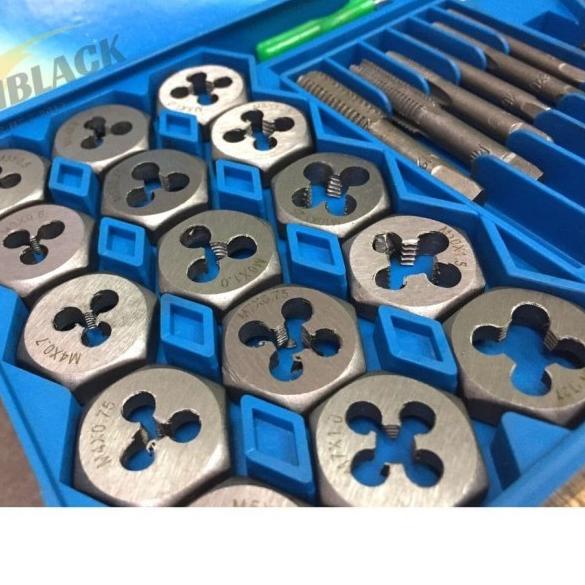 Jual Tap And Die Set 40 Pcs Tap Dan Dies Senai Ulir Drat Baut Mur Snai ...