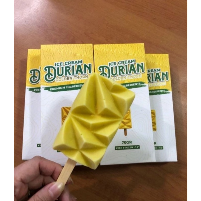 Jual ES KRIM DURIAN GOLDEN THORN (ICE CREAM DURIAN ASLI, TERMURAH ENAK ...