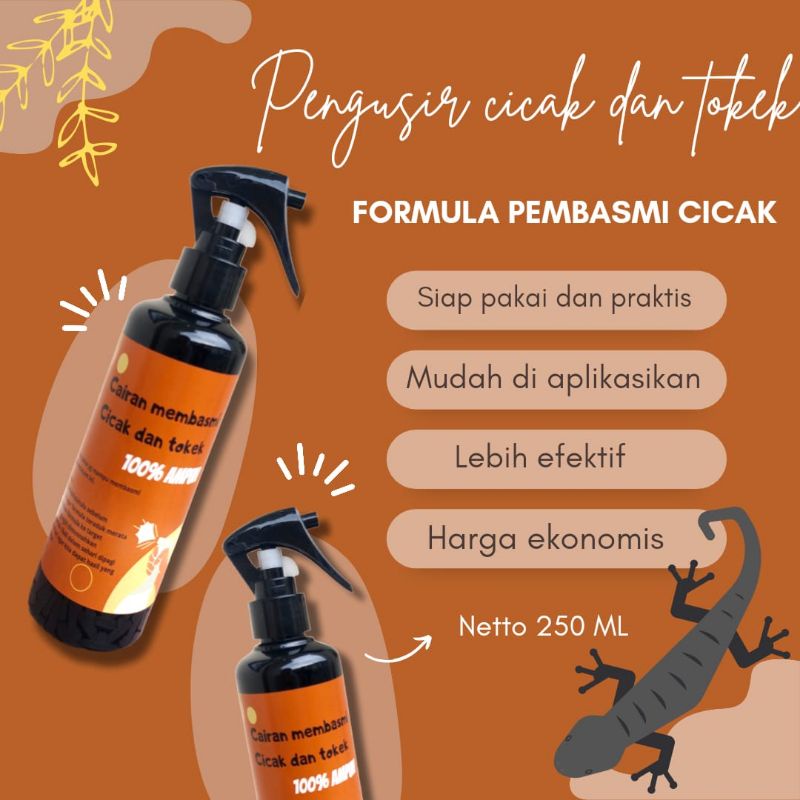 Jual Pembasmi cicak, Anti cicak super efektif//250ml | Shopee Indonesia