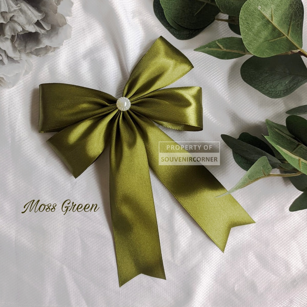 Jual Pita Satin Instan Model Classic size LARGE | 1 Warna | Mutiara ...