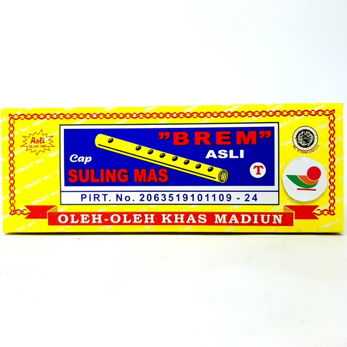 Jual SULING MAS BREM ASLI ISI 5 btg | CAP TONGKAT MAS KHAS MADIUN HALAL ...
