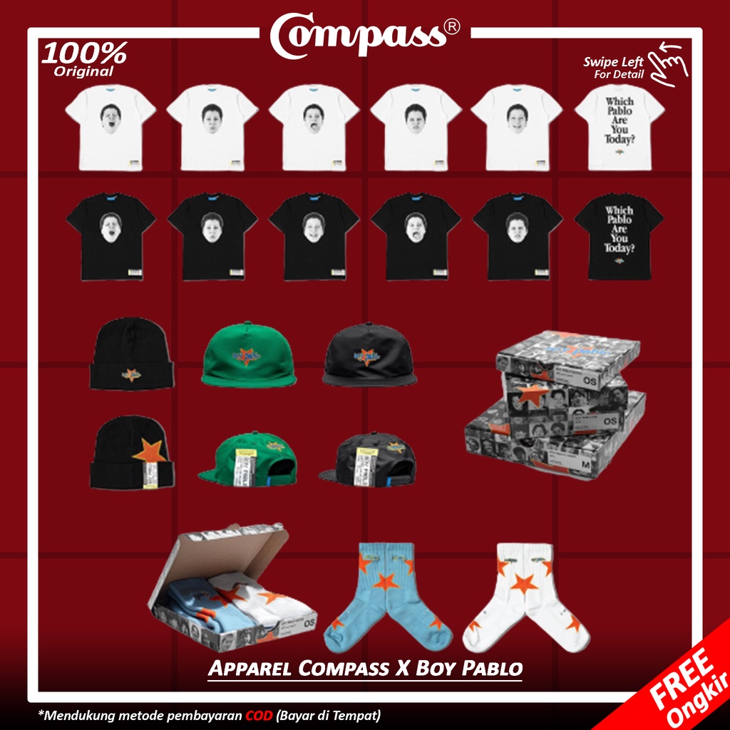 Jual [ORIGINAL] Apparel Compass X Boy Pablo / Which Pablo Are You Today ...