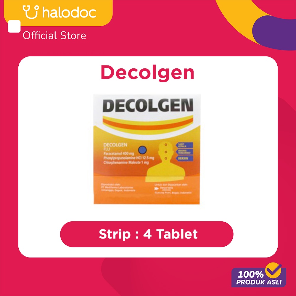 Jual Decolgen 4 Tablet | Shopee Indonesia
