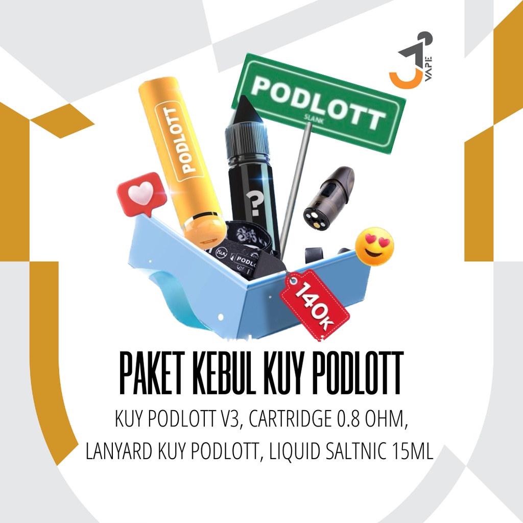Jual PAKET SIAP KEBUL KUY PODLOT V3 | Shopee Indonesia