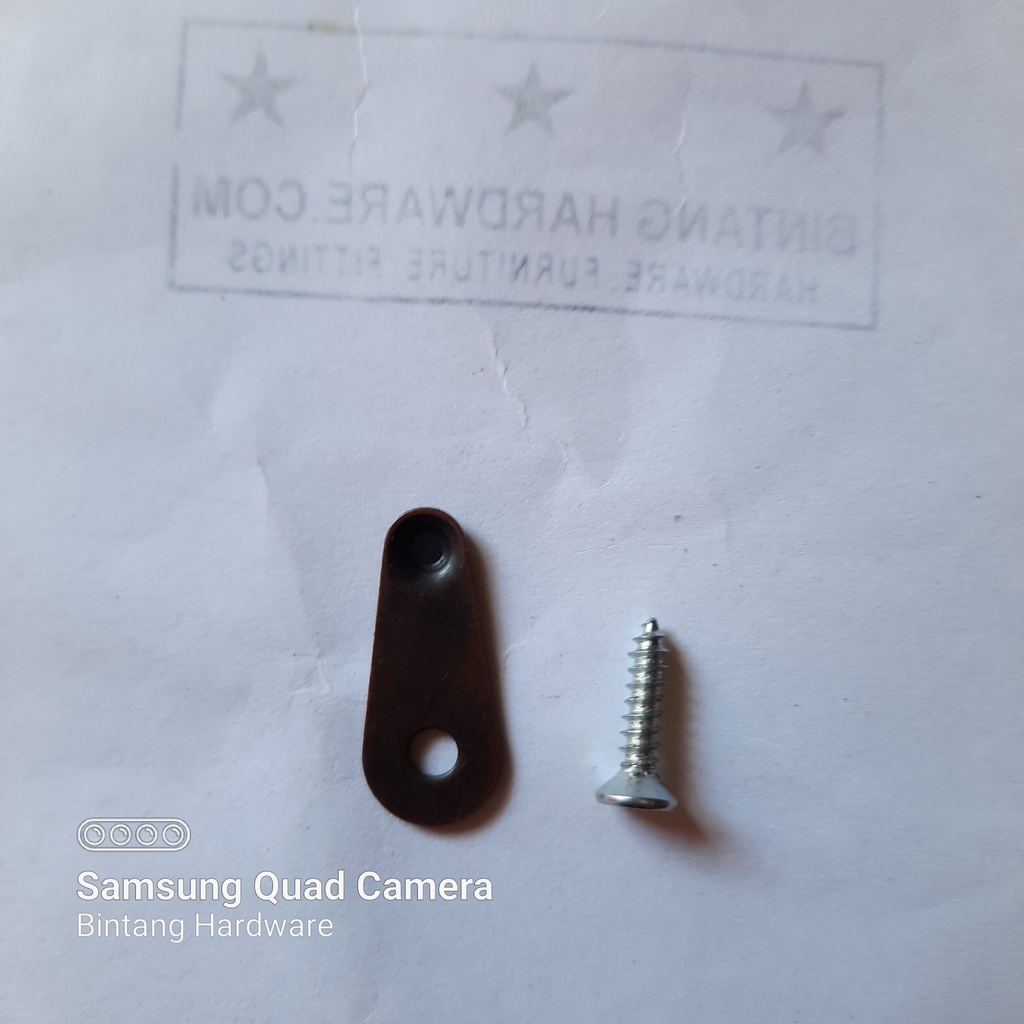 Jual Kuaci Jepit kaca Bahan Logam Set Sekrup Warna Finishing Antik ...