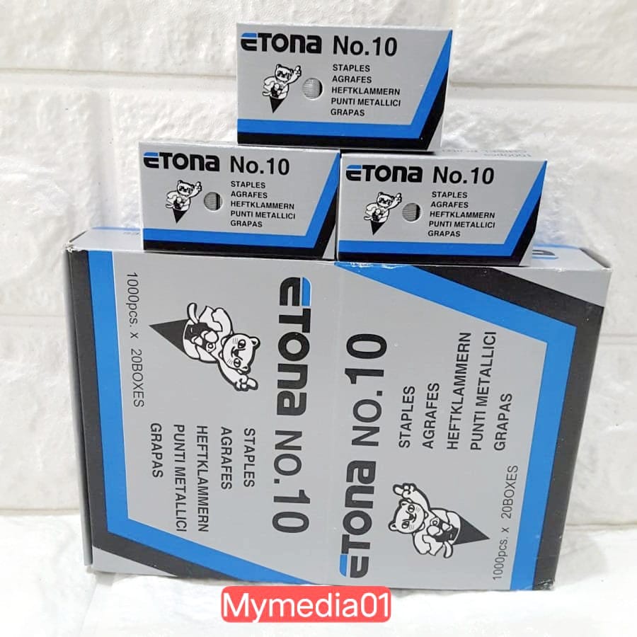 Jual isi staples Etona No.10 | Shopee Indonesia