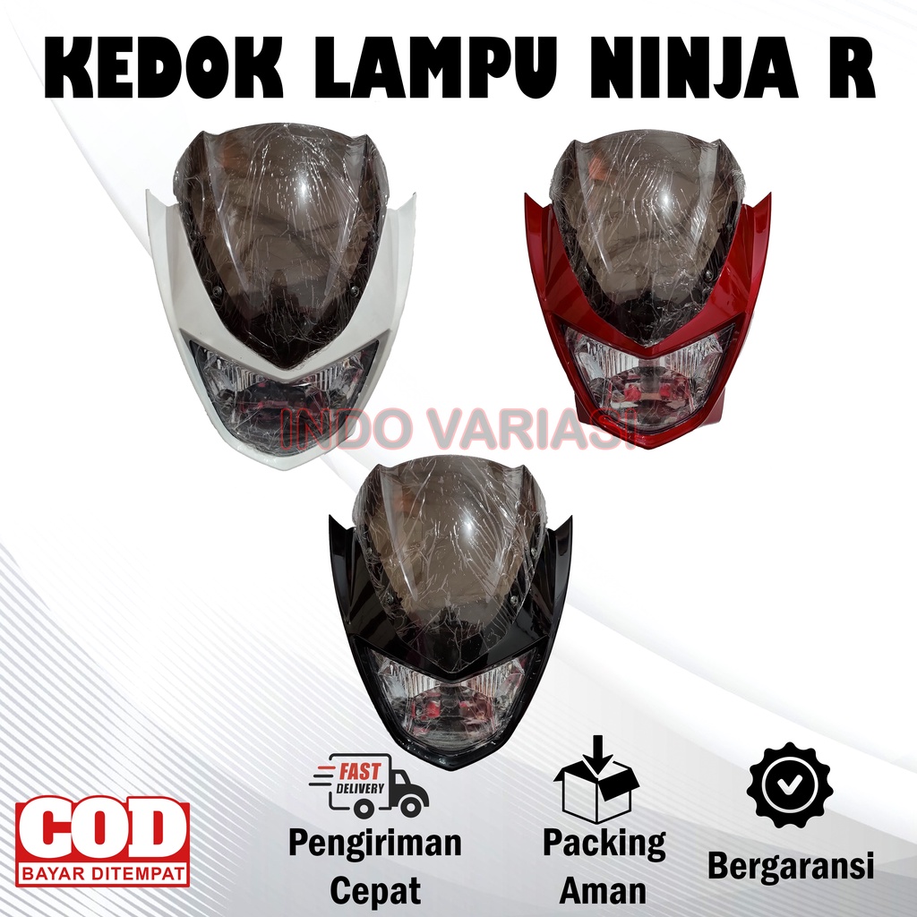 Jual Kedok Lampu Depan Ninja R Barong Reflektor | Shopee Indonesia