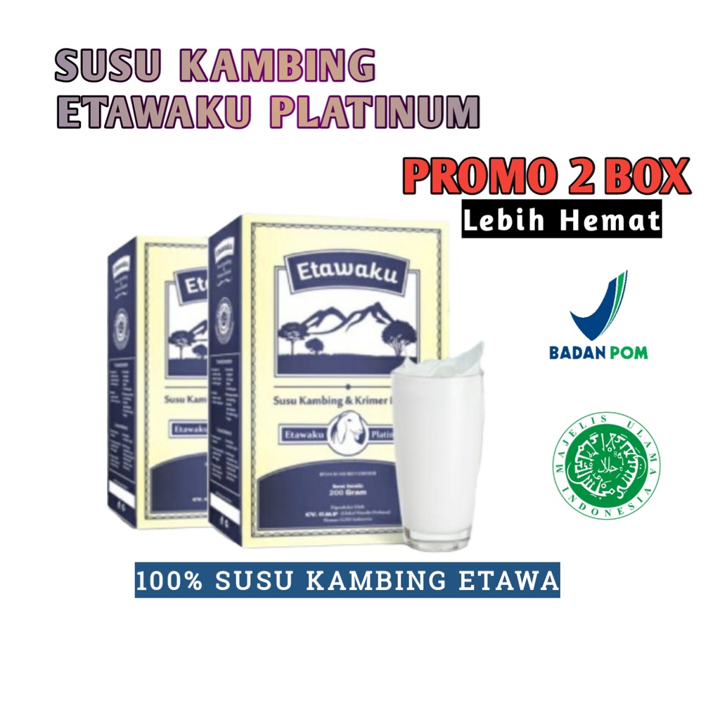 Jual Paket Susu Kambing Etawa Bubuk | Etawaku Susu Kambing murni Paket ...