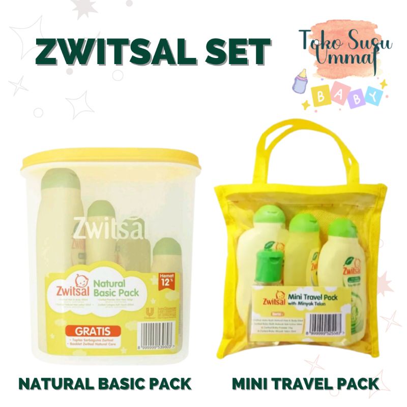 Jual Zwitsal Natural Basic Pack Zwitsal Mini Travel Pack 1 Set isi 4 ...