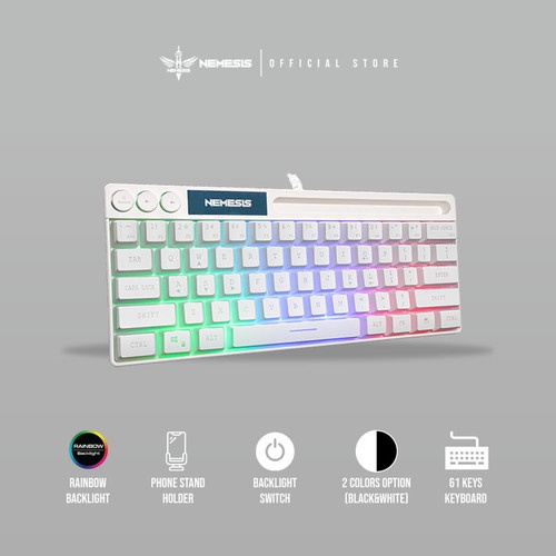 Jual NYK Nemesis Eris K06 / K-06 Membrane Gaming Keyboard With Phone ...