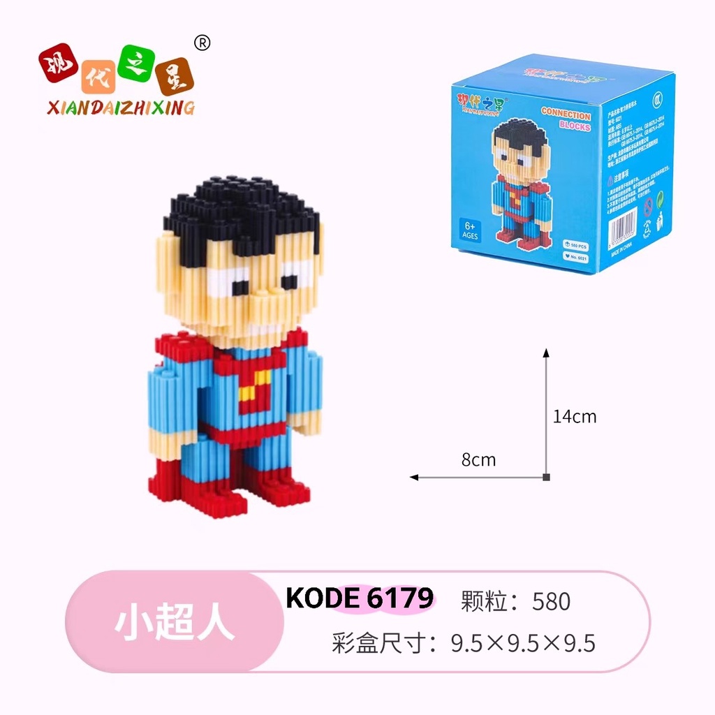 Jual Nano Block Superhero Avengers Series Mainan Balok Susun DIY Bricks ...