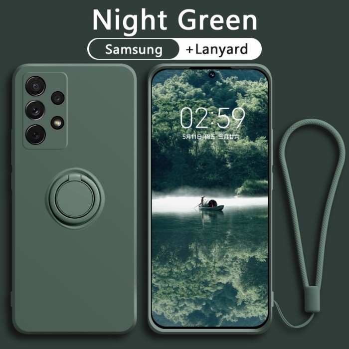 Jual SAMSUNG GALAXY A23 SOFT CASE RING CASING SILIKON MICROFIBER MAGNET ...