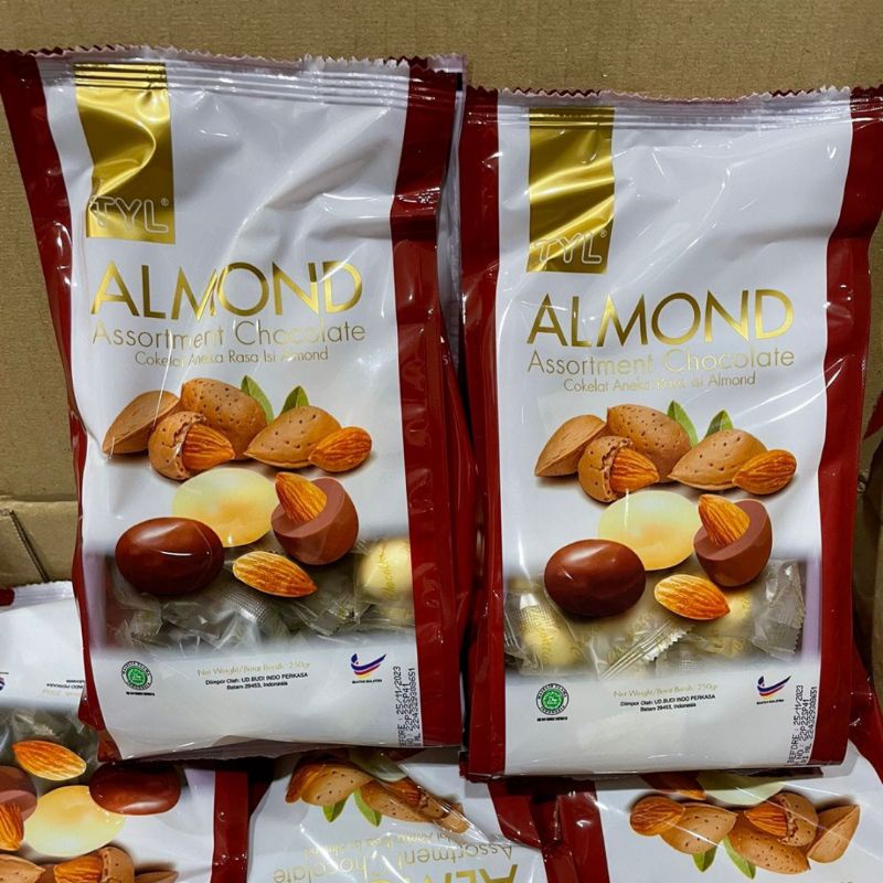 Jual TYL Almond Chocolate Bittersweet Chocolate / Almond White ...