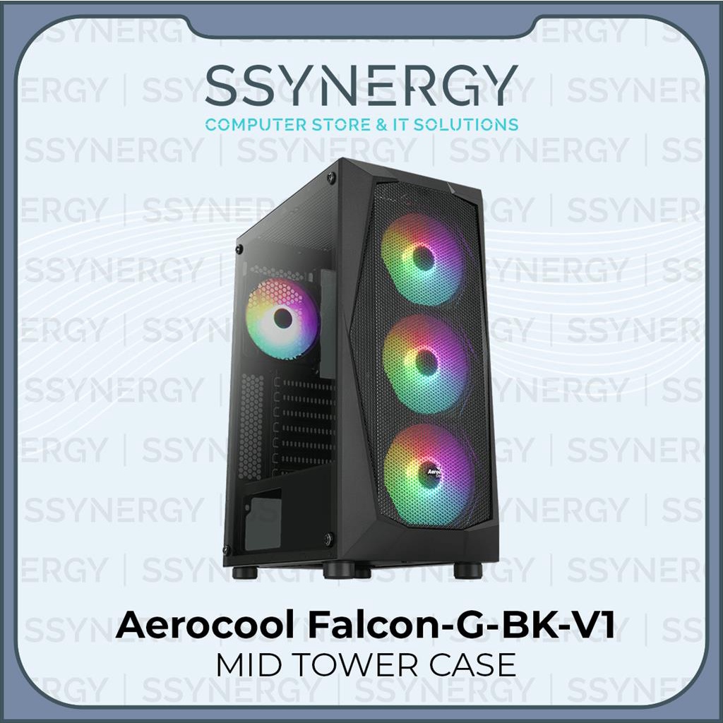 Jual Aerocool FALCON FRGB MID TOWER | Shopee Indonesia