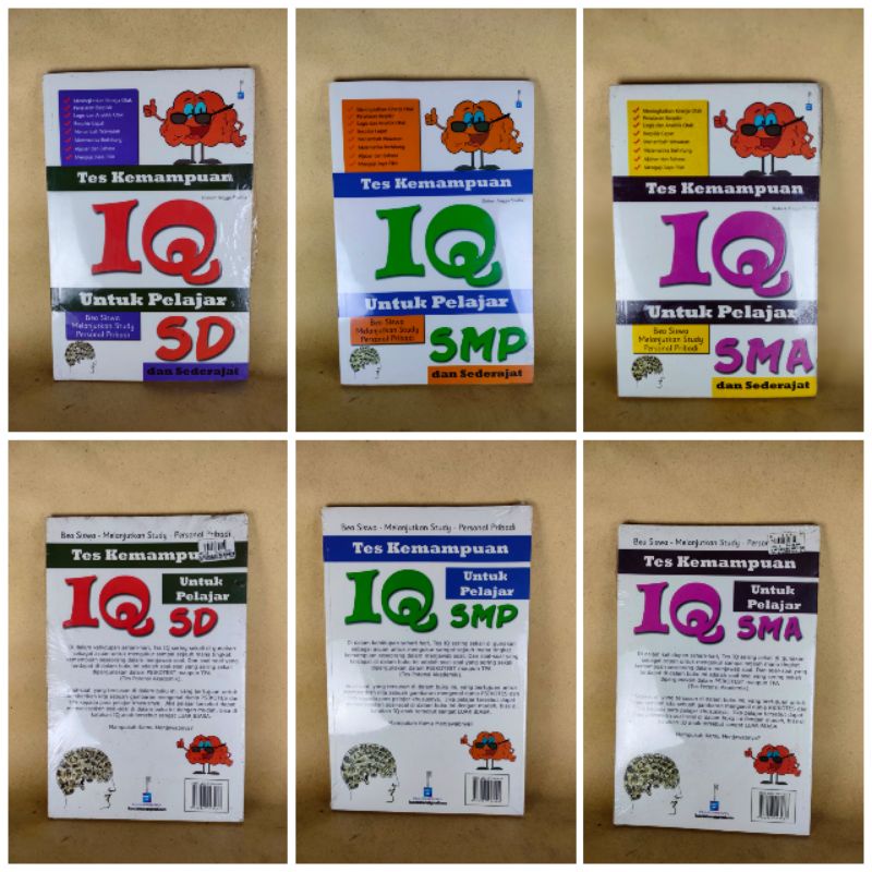 Jual Tes kemampuan IQ untuk pelajar SD SMP SMA . Vb4 | Shopee Indonesia
