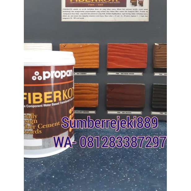 Jual Cat Fiber cement ( GRC ) propan fiberkote 889 ( Doff ) 1 Ltr ...