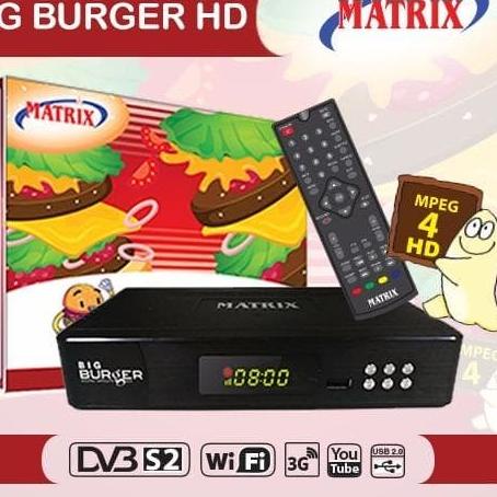 Jual RECEIVER MATRIX BIG BURGER HD | Shopee Indonesia