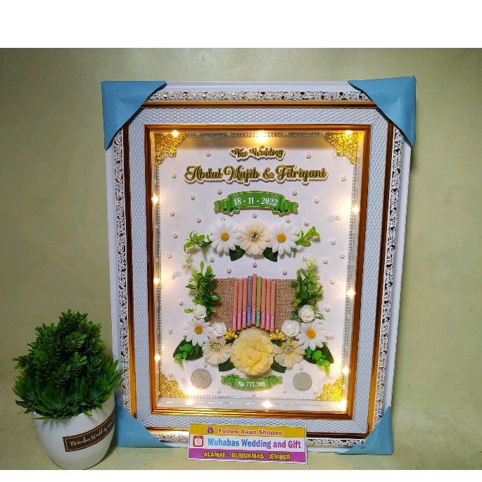 Jual Mahar Pernikahan Modern / Bingkai Mahar / Mahar Simple | Shopee Indonesia