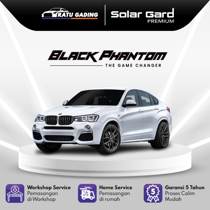 Jual Kaca Film Solargard Black Phantom, Solar Gard Original | Shopee ...