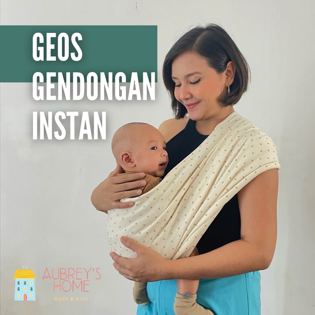 Jual AUBREYSHOME MYBABYPOUCH Gendongan Instan Geos gendongan ...